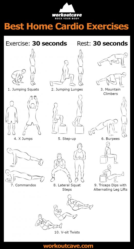Best Home Cardio Exercises | Destination for fitness and wellness